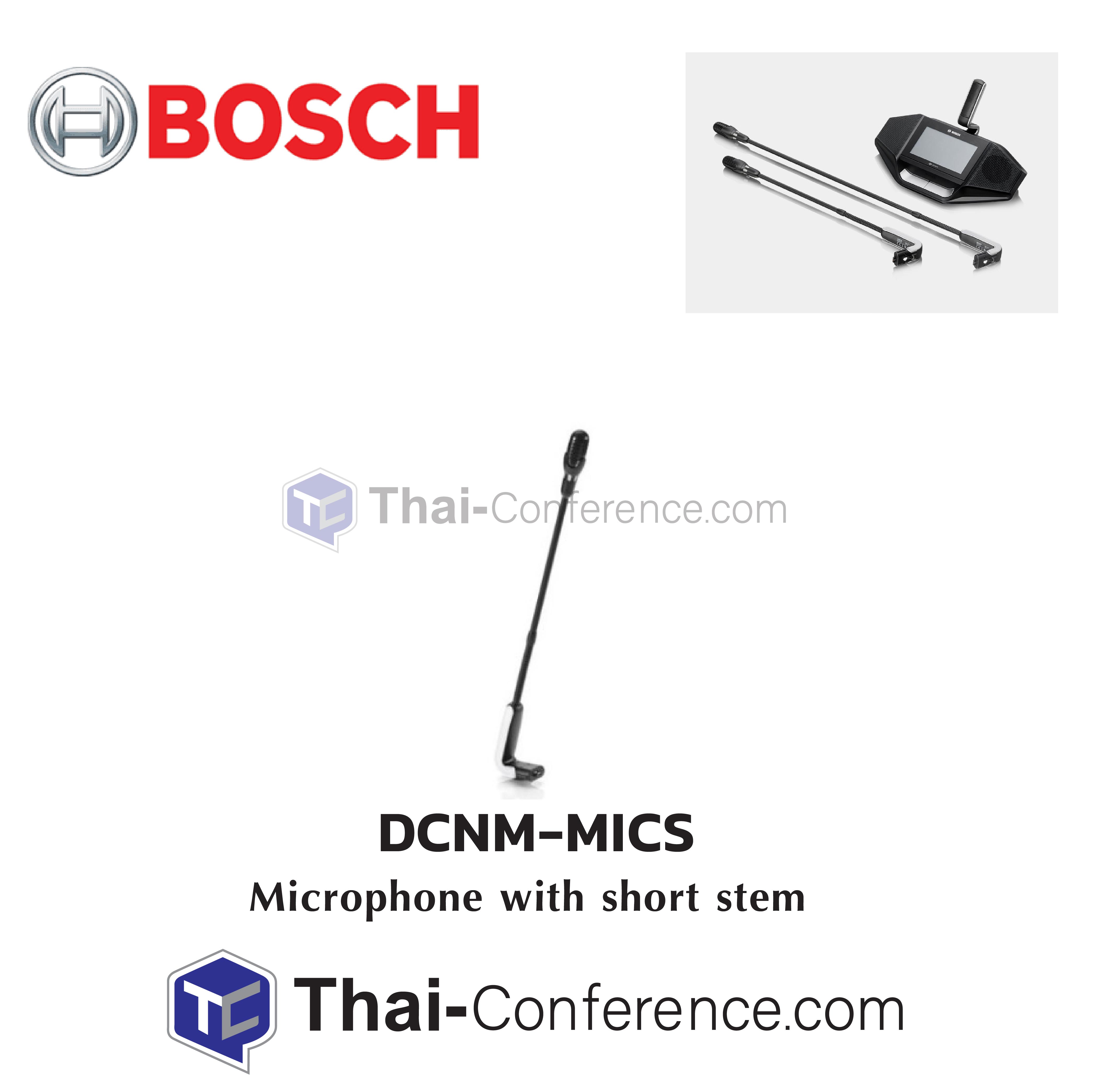 BOSCH DCNM-MICS Microphone with short stem